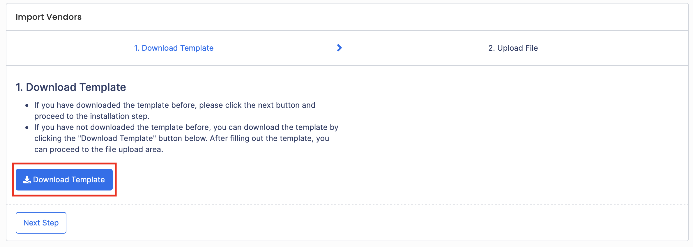How to upload Vendors by Excel file? – Team Procure