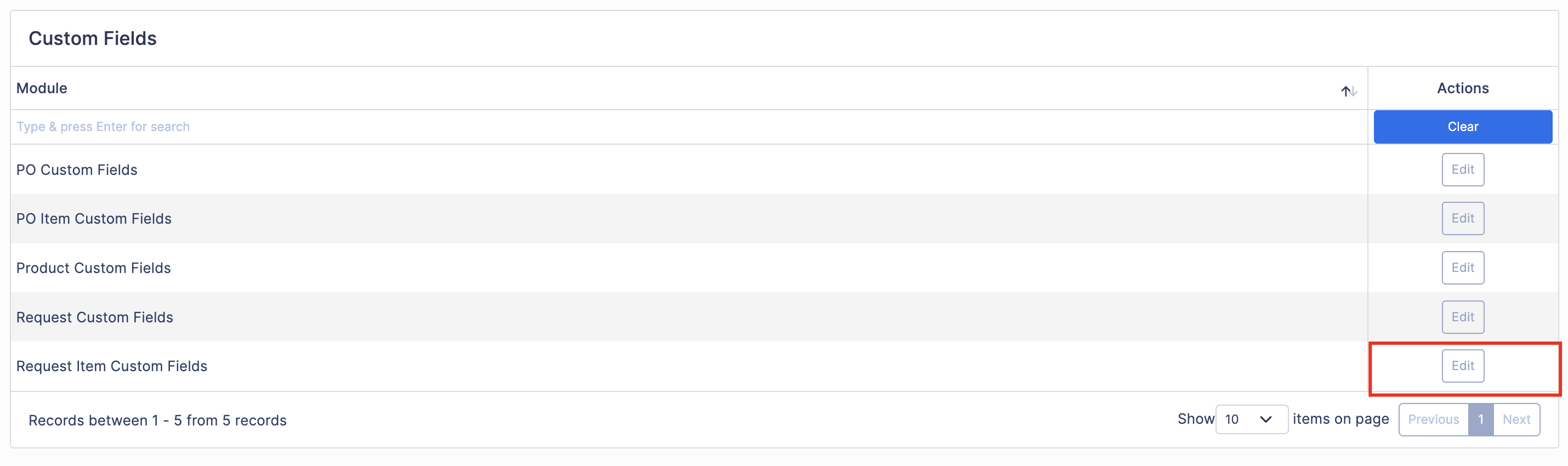 Customizing Request Item Fields With Custom Fields Team Procure